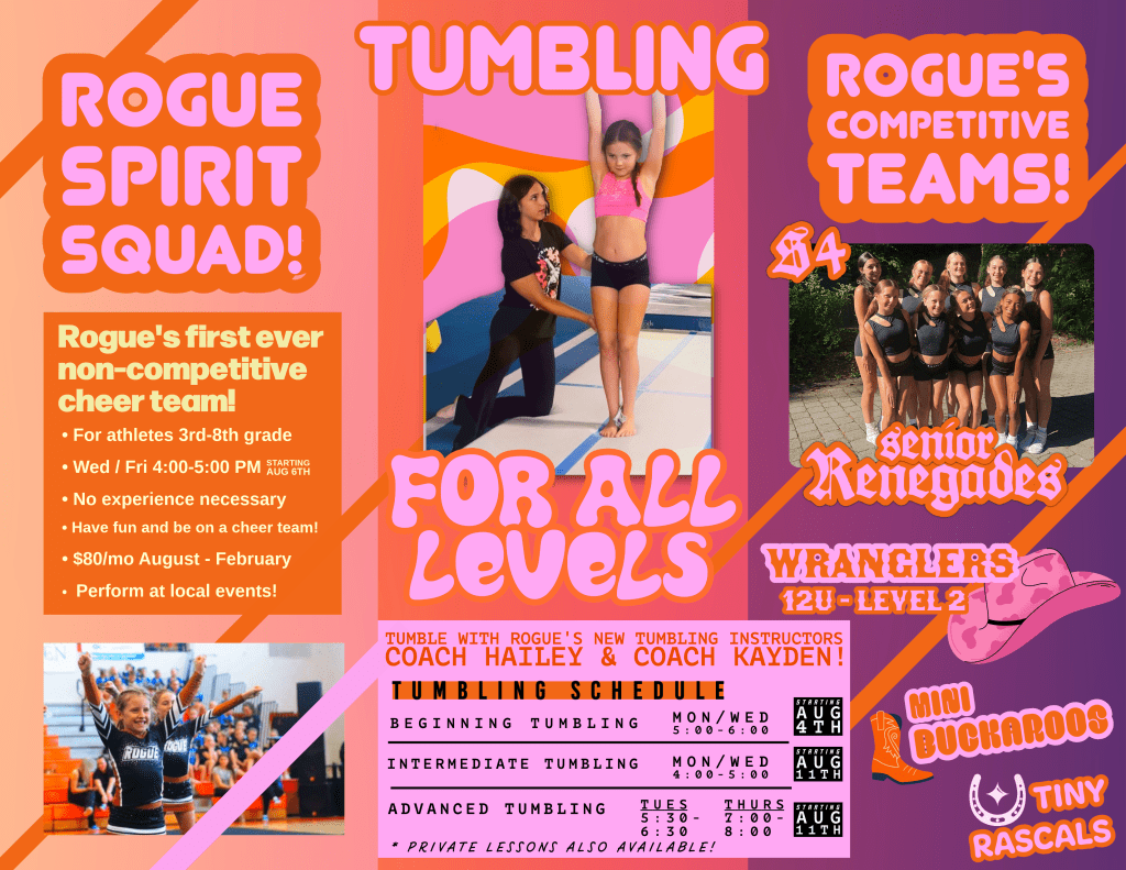 Rogue Cheer Athletics – Home of the Renegades